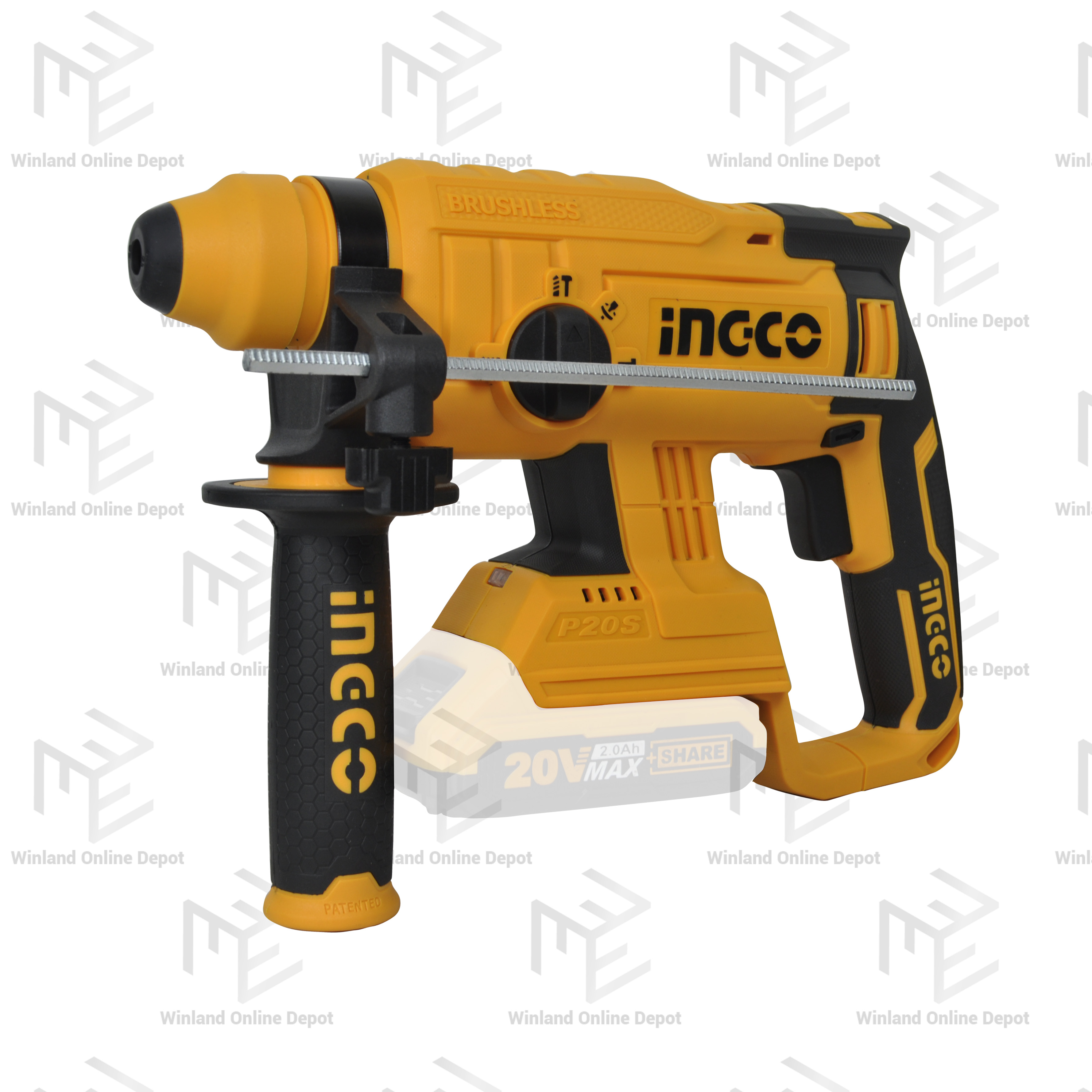 Ingco Original Cordless Brushless Rotary Hammer With Free Soldering
