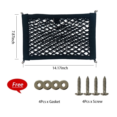 Motorcycle Storage Net Bag Bicycle Heavy Duty Cargo Net Strong Stretch ...