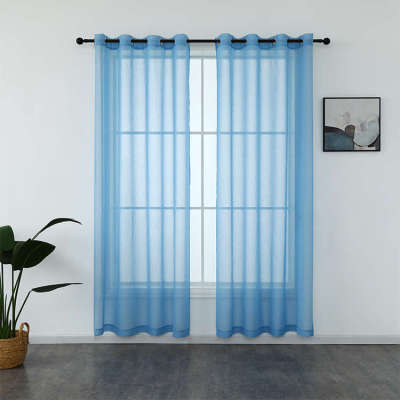 Hot Sales High Quality H.CHENG HOME 1PC Korean Sheer Curtain White Lace ...
