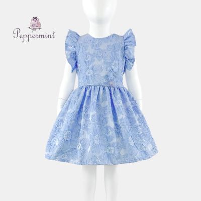 Peppermint Kids Greiss Dress (Light Blue)