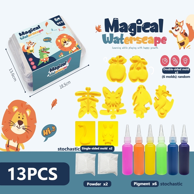 Kids DIY Magic Water Toy Children Handmade Craft Xmas Gift Education ...