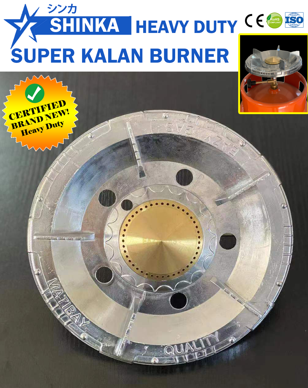super kalan burner stove heavy duty brand new japan