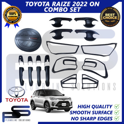 Toyota Raize Garnish Cover Set Black / Chrome 2022 - ON/ Toyota Raize ...