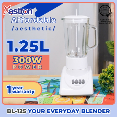 Astron BL-125 1.25L Everyday Blender | 300W (White)