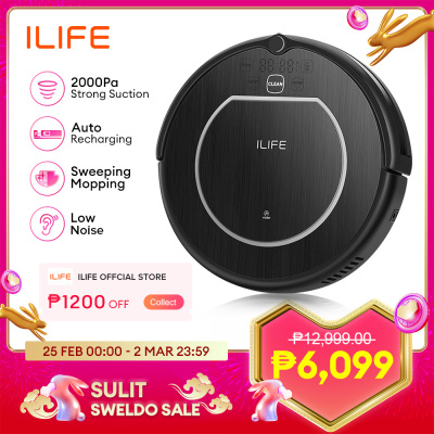 [PH Stock] ILIFE V55 Pro Robot Vacuum Cleaner Home Smart Sweeper ...