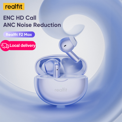 Realfit F2 Max noise reduction Bluetooth earphone spray paint process ...