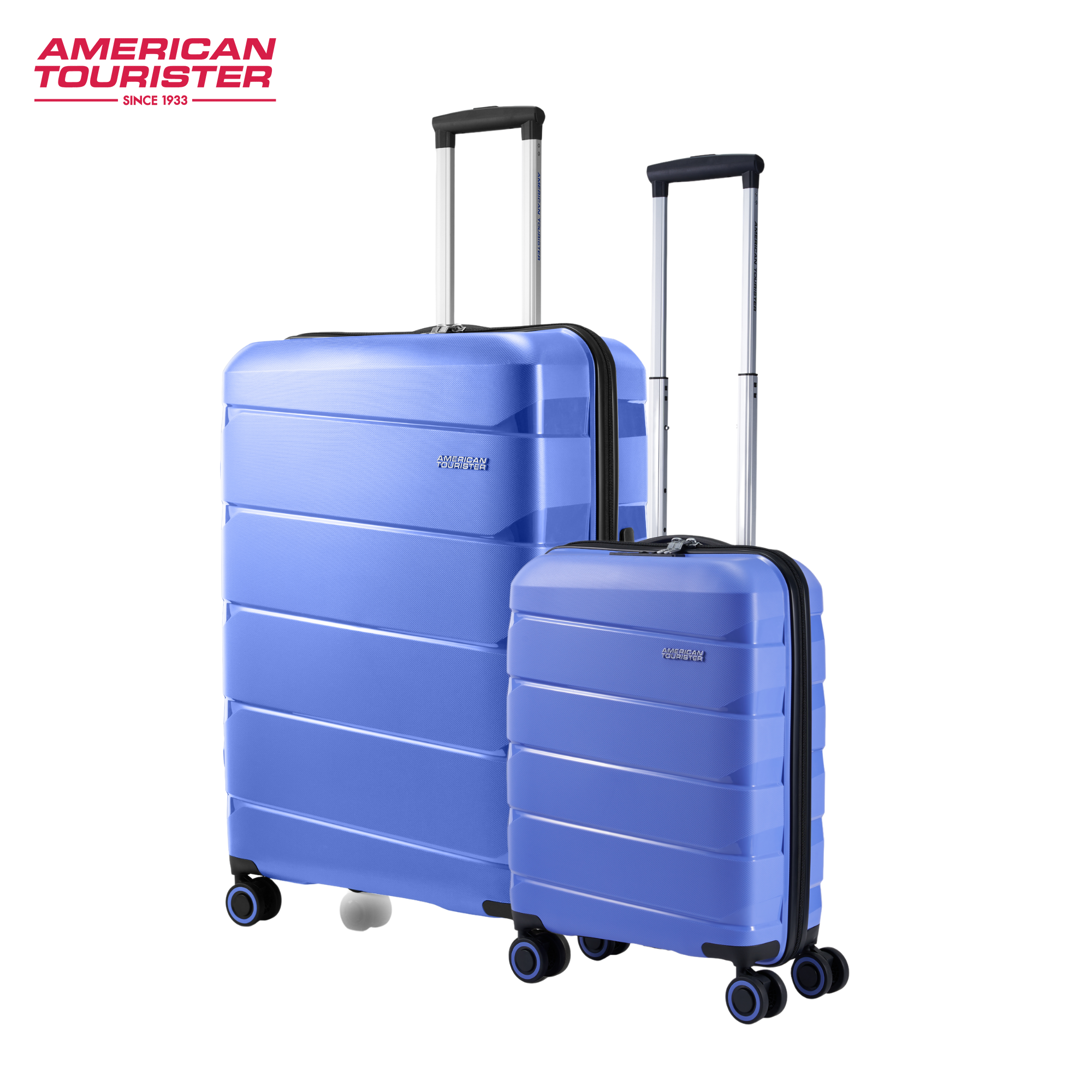 American Tourister Air Move 2 Pc Set A Small + Large