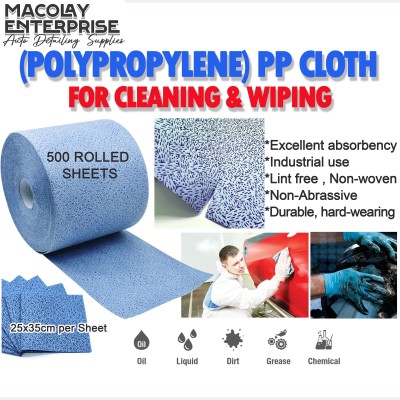 Polypropylene PP Cloths for Heavy Duty Cleaning, 500sheets Rolled Wet ...
