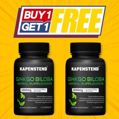 Ginkgo Biloba, Supports Brain and Heart Health - Memory and ...