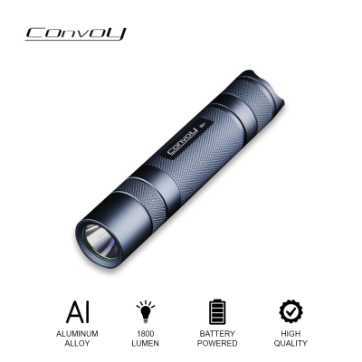 Convoy S2+ with luminus SST40 Flashlight Smooth Reflector Long Range LED