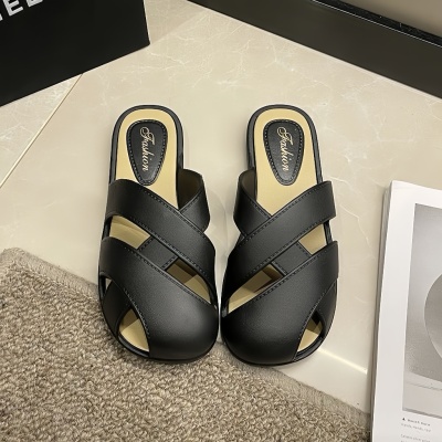 New Arrival Flat Half Shoes For Women Closed Toe Half Shoes Casual ...