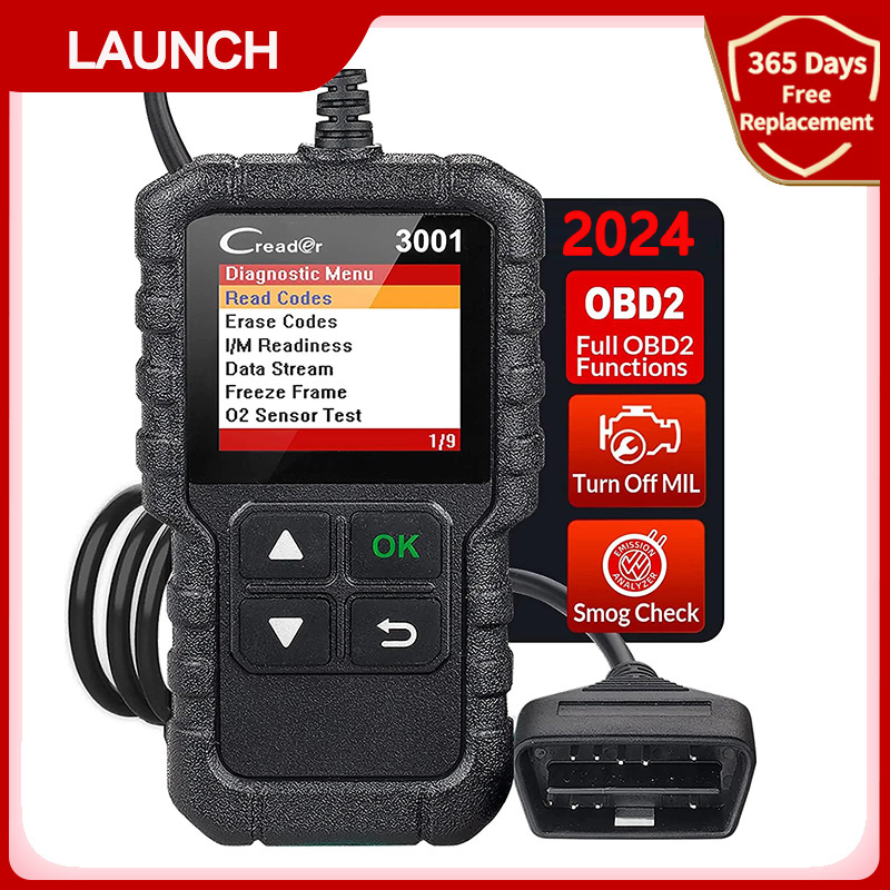 【Fast arrival】2024 LAUNCH Cr3001 OBD2 Scanner, Engine Fault Code Reader ...