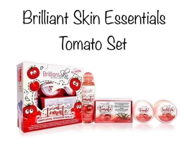 Tomato Natural Rejuvenating Facial Set Original (Brilliant Products)
