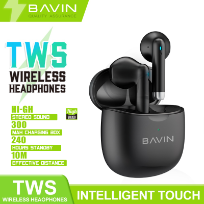 BAVIN BA19 5.0 Wireless TWS Earbuds Bluetooth Earphones Sports w/ IPX5 Waterproof Earbuds
