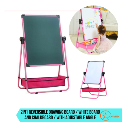 LUCKYMTD 2IN1 REVERSABLE DRAWING BOARD / Kids Art drawing board, It can ...