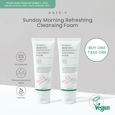 AXIS-Y Sunday Morning Refreshing Cleansing Foam 120ml [Skincare, Korean ...