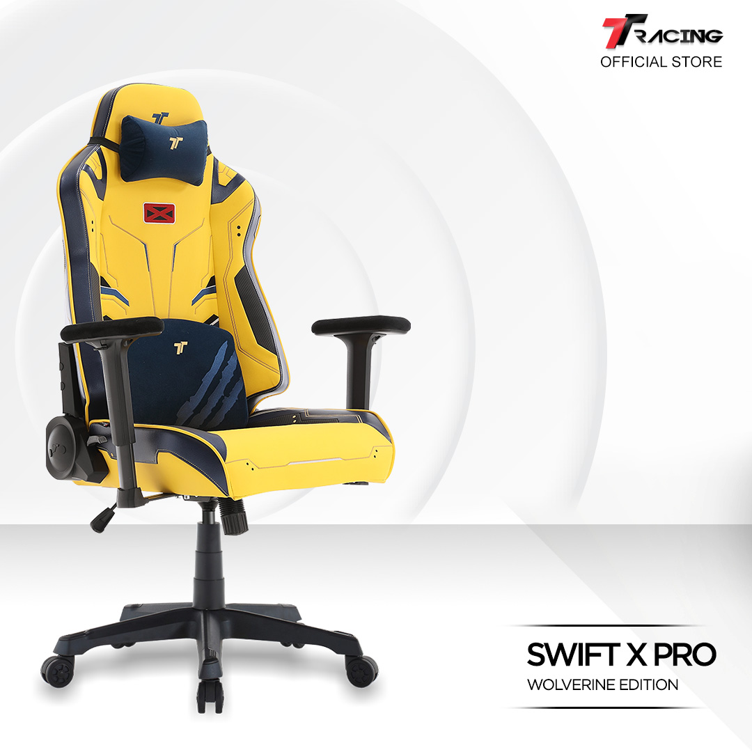 TTRacing Swift X Pro Deadpool & Wolverine Gaming Chair Ergonomic Office ...
