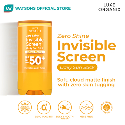 LUXE ORGANIX Zero Shine Invisible Screen Daily Sun Stick SPF 50 17g