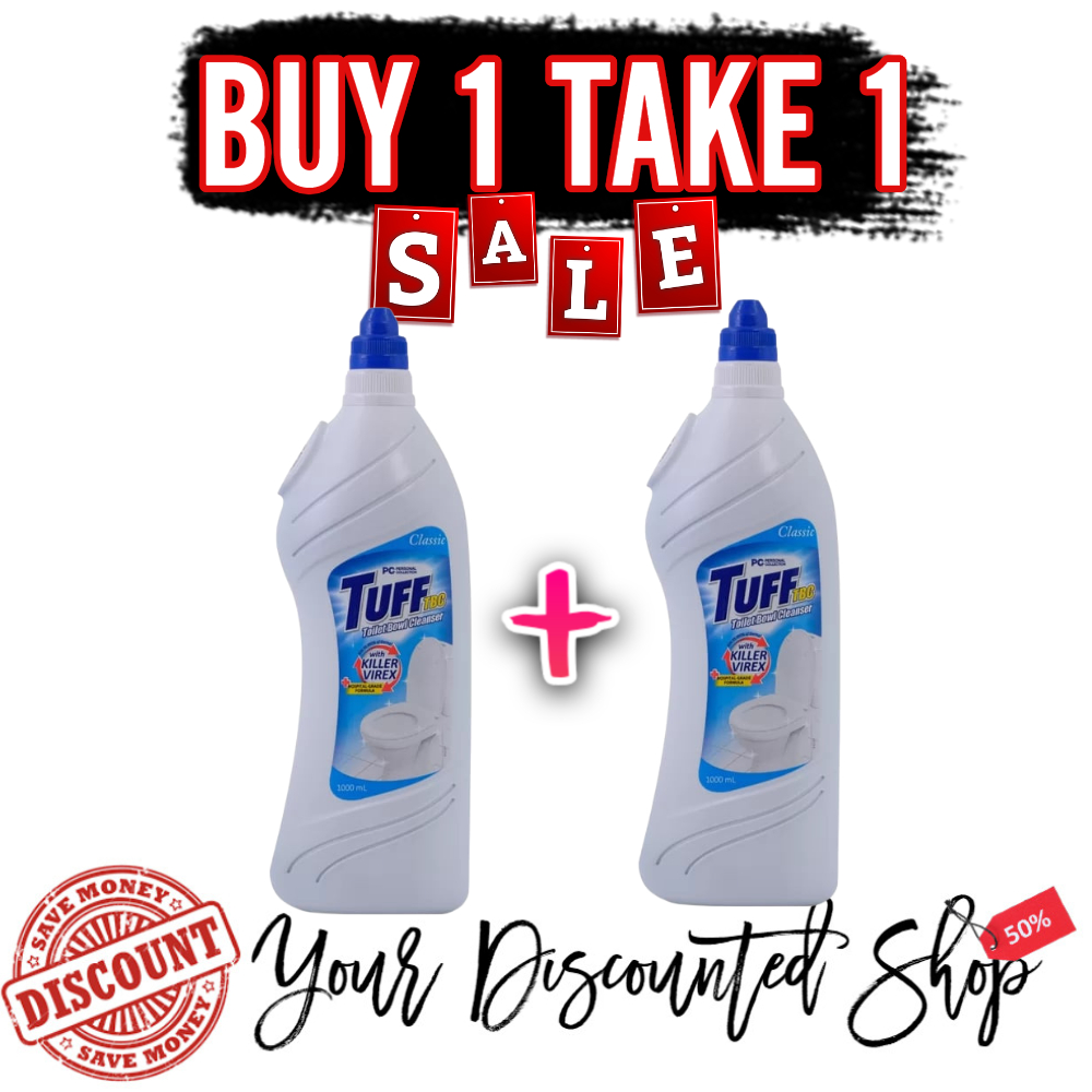 BUY 1 TAKE 1 TUFF TBC TOILET BOWL CLEANER 1 LITER