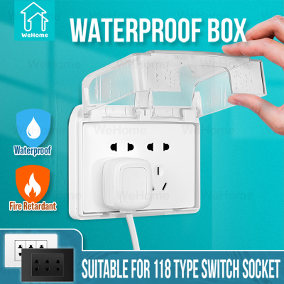 WeHome Socket Waterproof Cover 118 Type Switch Protection Cover Kids ...