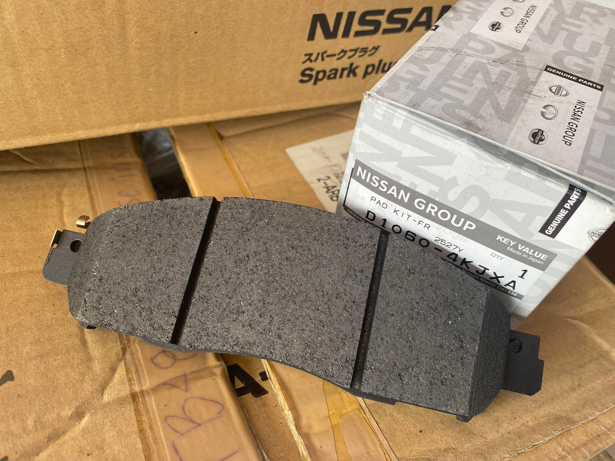 FRONT BRAKE PADS Nissan Navara NP300 and Nissan Terra Genuine Nissan ...