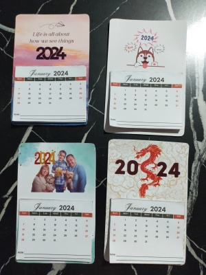 Personalize mini magnet ref calendar for souvenirs in any occasion