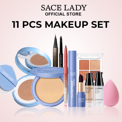 SACE LADY Waterproof Make Up Set 11PCS 【Oil Control Powder+Oil Control ...