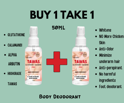 Tawas Deodorant Spray Whitening No more Amoy No more Pawis BUY 1 TAKE 1