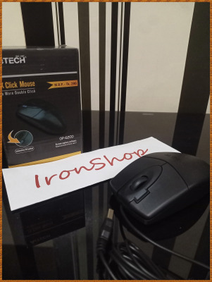 A4Tech OP-620D 2X Click USB Optical Mouse (Black)