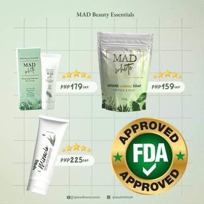 MAD BEAUTY ESSENTIALS available ON HAND Mad white underarm deo cream ...