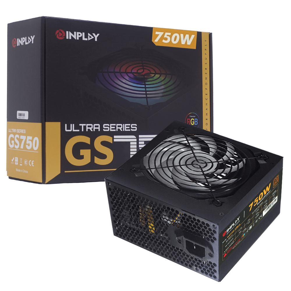 Inplay 450W/550W/650W/750W 80Plus Brozen ATX Power Supply True Rated ...