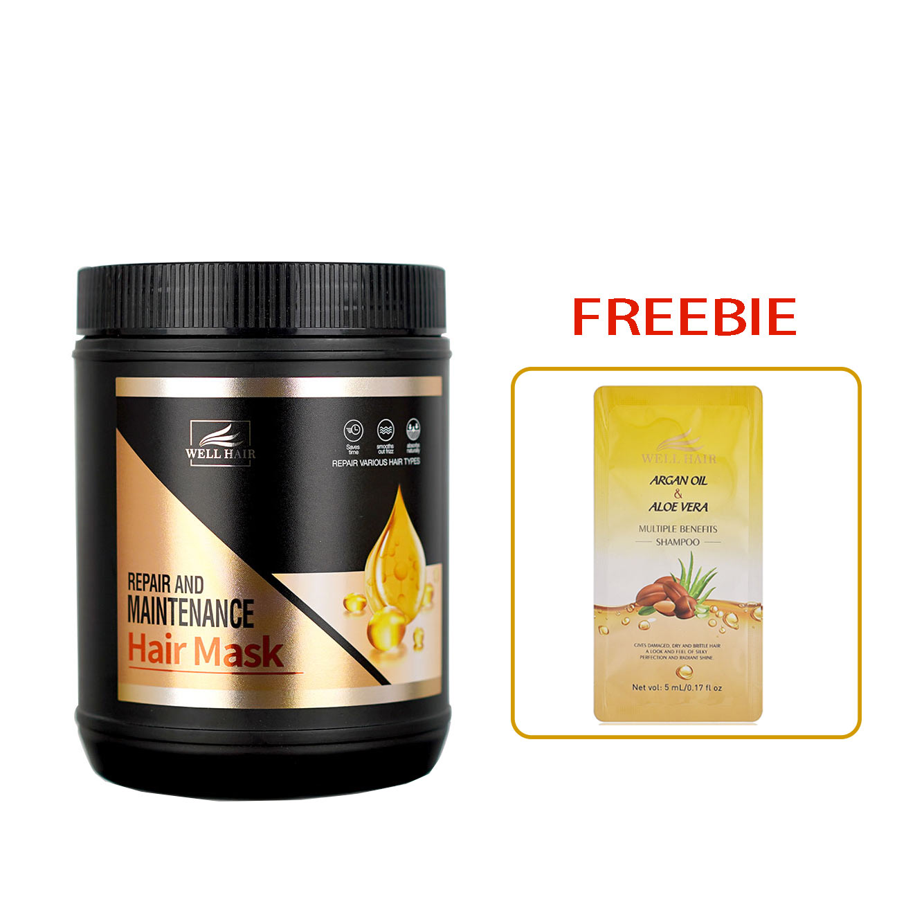 Well Hair Hair mask treatment FDA WH-H002 Repair And Maintenance Hair ...