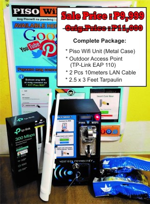 Piso Wifi / Piso Wifi High Quality Vendo Machine w/ Outdoor Access ...