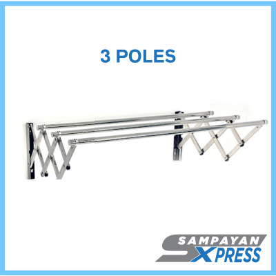 Sampayan Xpress Mini Balcony Stainless Steel Retractable clothes drying ...