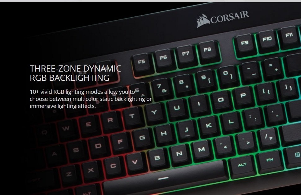 Corsair K55 RGB LED Backlit Gaming Keyboard | CH-9206015-NA Buy, Best ...